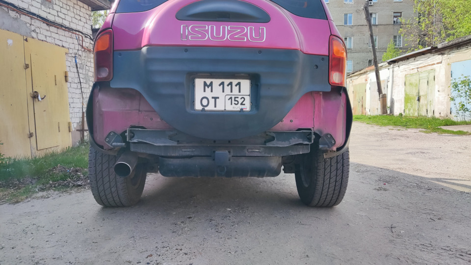 АНТИКОР динитрол на Isuzu vehicross. — Isuzu VehiCross, 3,2 л, 1999 ...