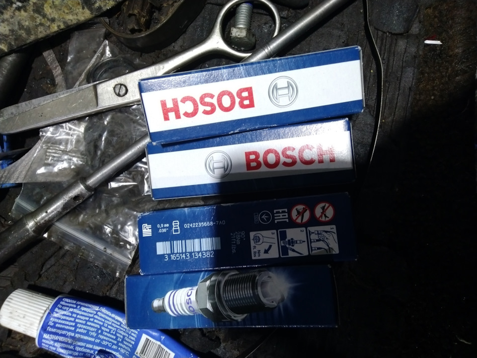 0242235668 Свеча зажигания BOSCH | Запчасти на DRIVE2