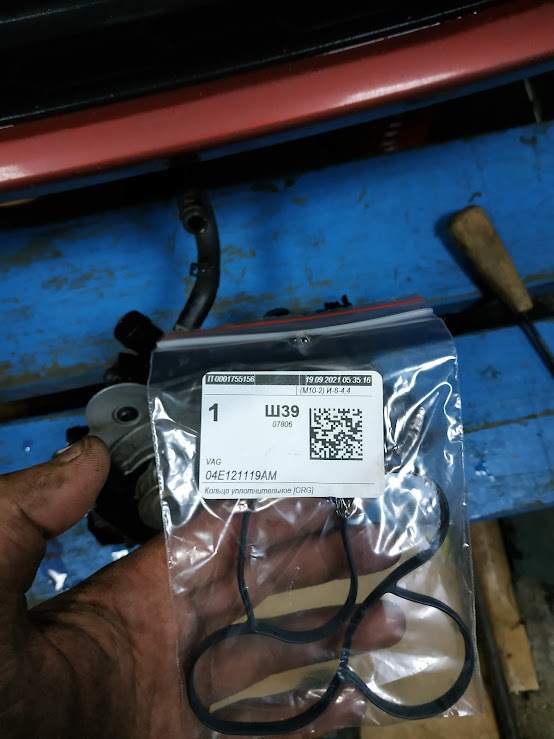 Замена прокладки помпы — Skoda Rapid (1G), 1,6 л, 2016 года | кузовной ...