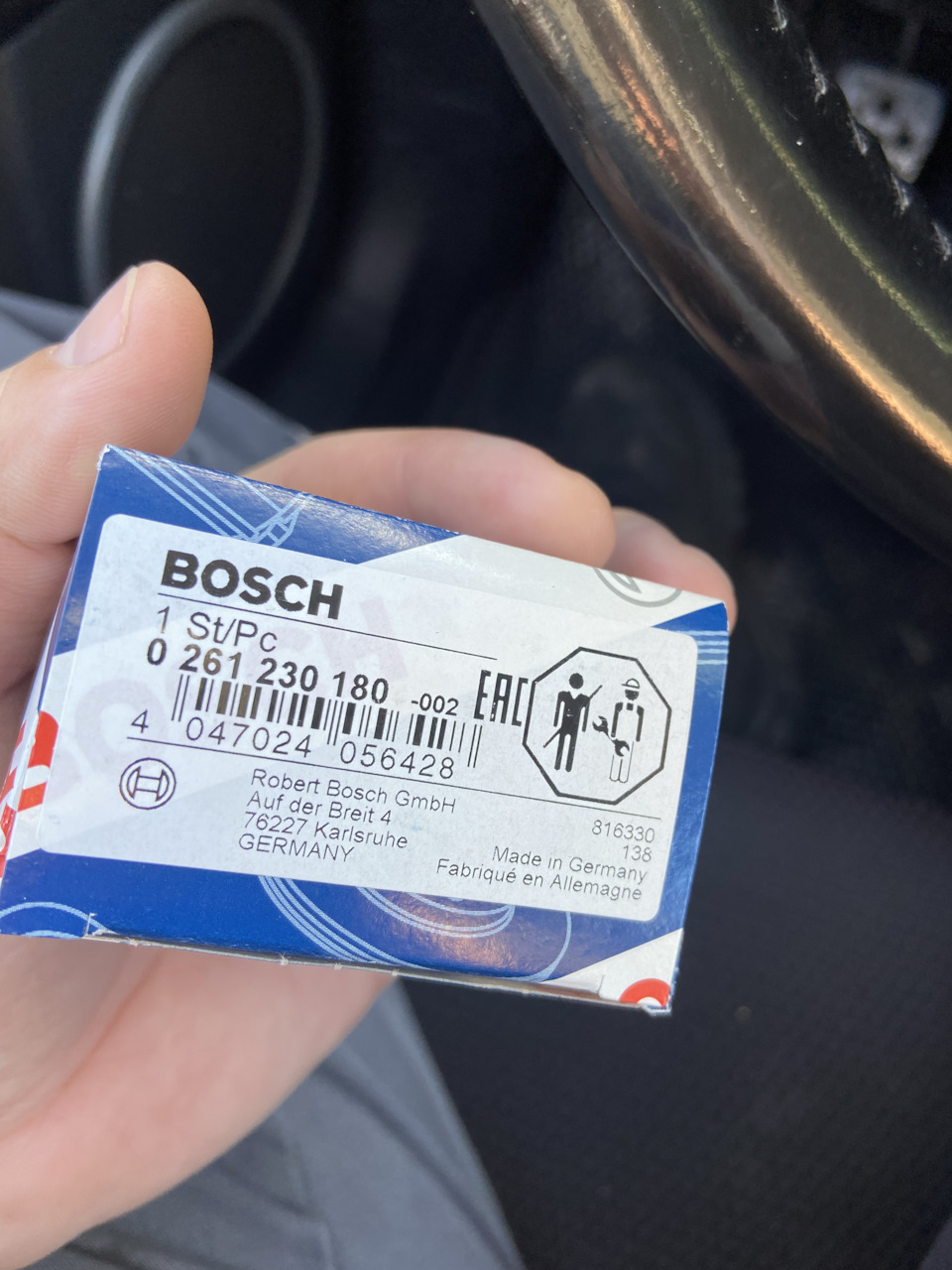 0261230180 ДАТЧИК ДАВЛЕНИЯ BOSCH | Запчасти на DRIVE2