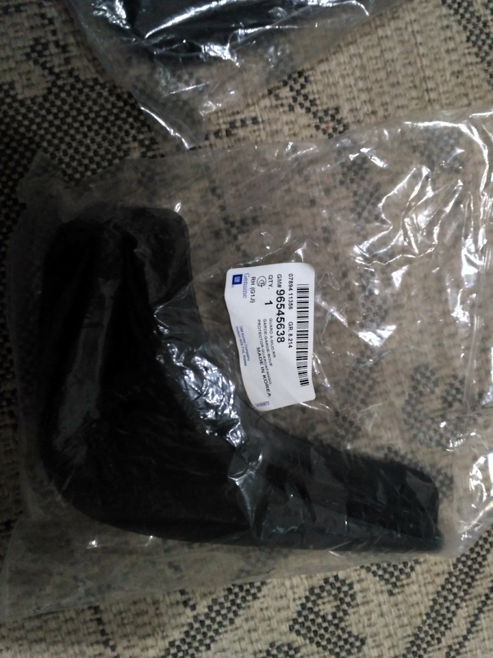 96545637 Брызговик задний левый Chevrolet Lacetti хэтчбек GM | Запчасти ...