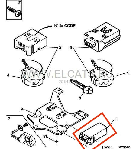 Установка блока центрального замка — Citroen XM, 2,5 л, 1999 года ...