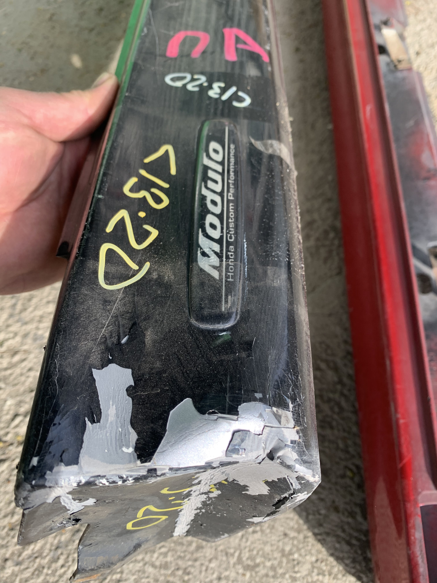 Приехали пороги Modulo — Honda Integra (DC5), 2 л, 2002 года | стайлинг ...