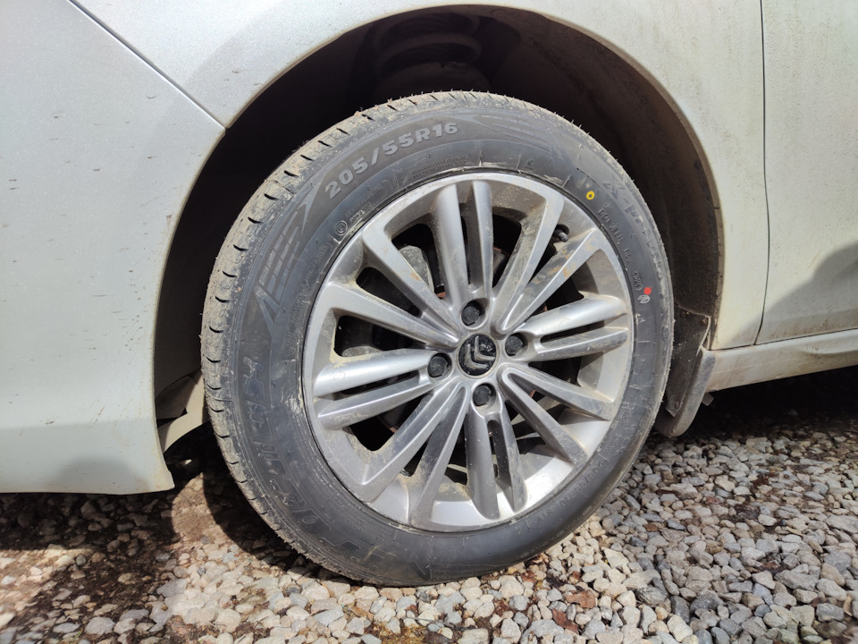 Новая летняя резина Tracmax X-Privilo TX5 205/55 R16 — Citroen C4 L, 1,6 л, 2013 года | шины ...