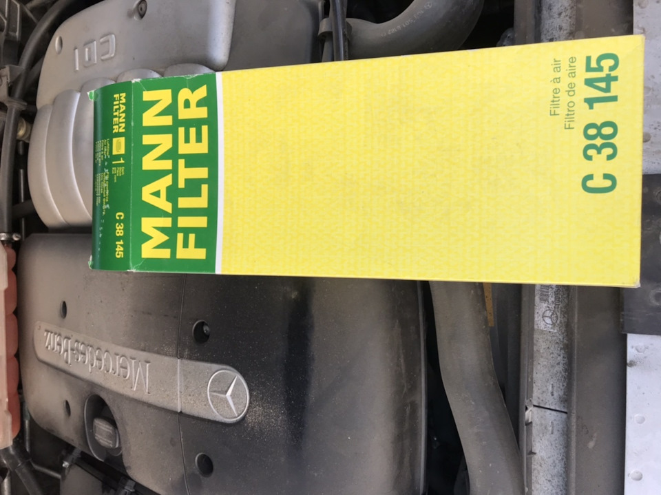 Замена фильтров — Mercedes-Benz M-Class (W163), 2,7 л, 2004 года ...