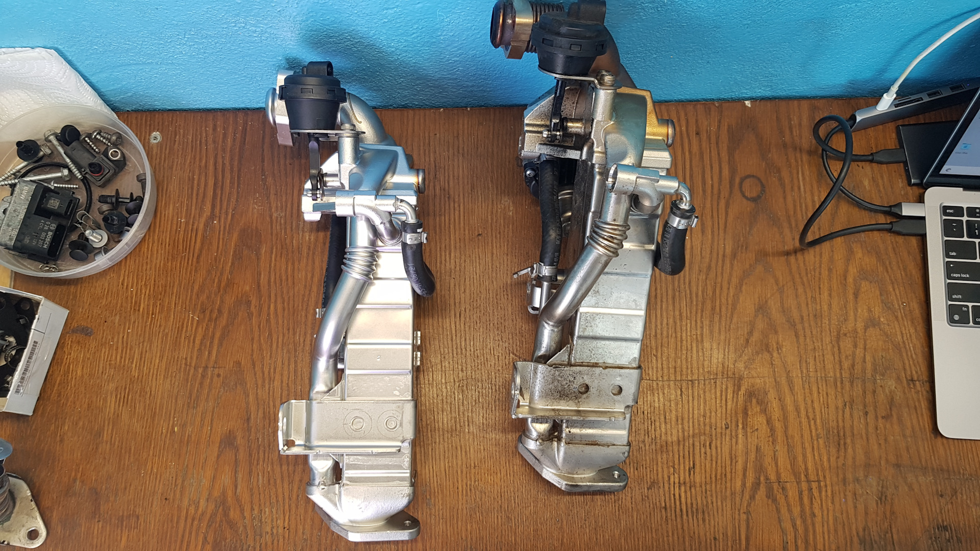 #3 Самостоятельная замена EGR и чистка впускного коллектора [B47D20 ...