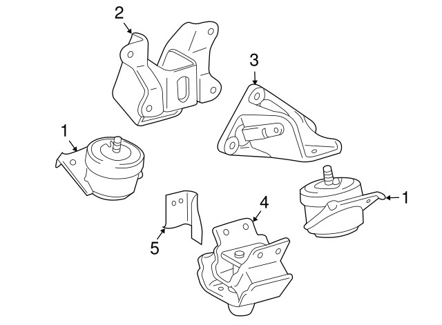 1237131051 Подушка двигателя TOYOTA LAND CRUISER PRADO 120 02- 1GR RR ...