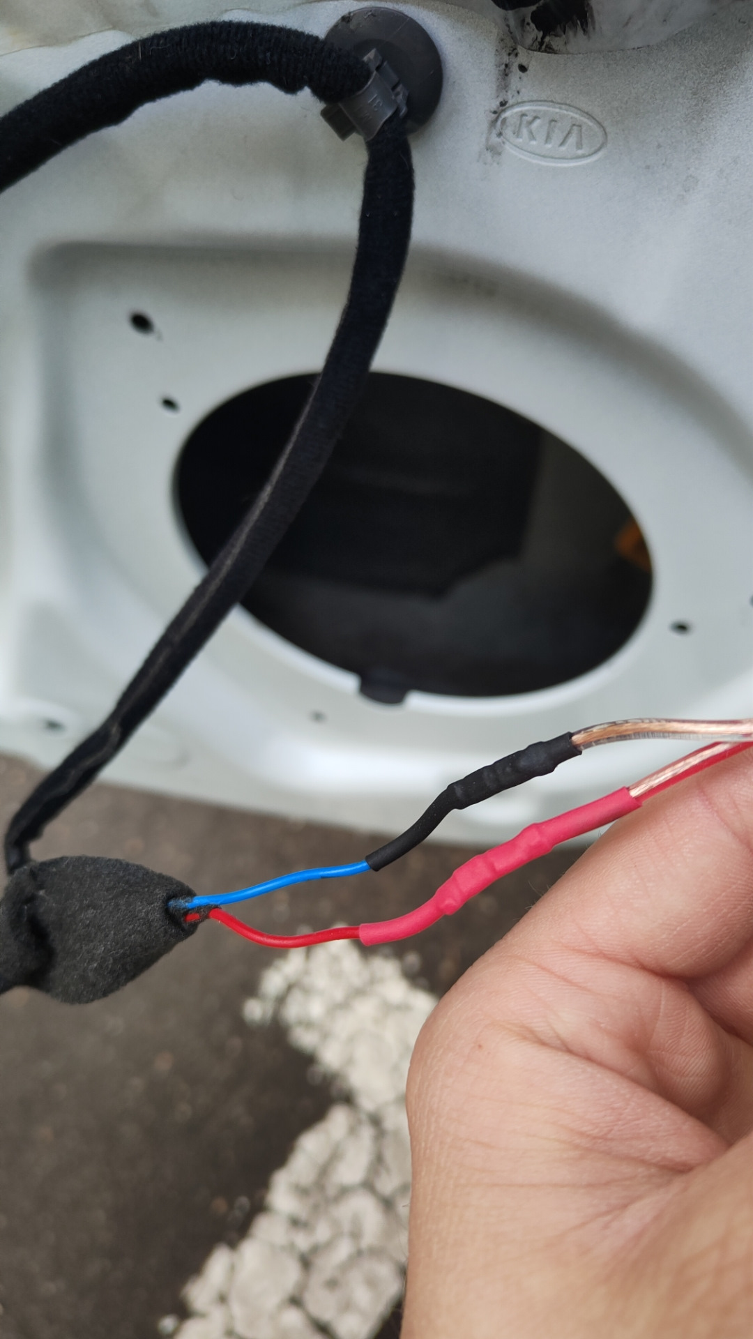 Замена передних колонок на Урал АК74С М — KIA Rio (3G), 1,6 л, 2012 ...