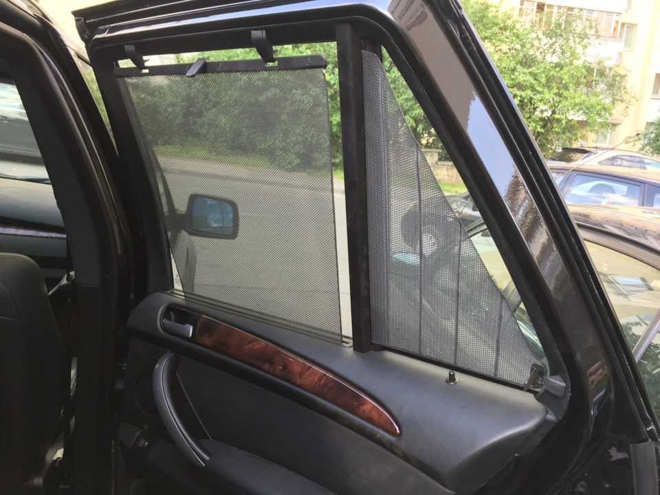 #158. S417A. Солнецезащитная штора окна двери Зд. Комплект. — BMW X5 ...