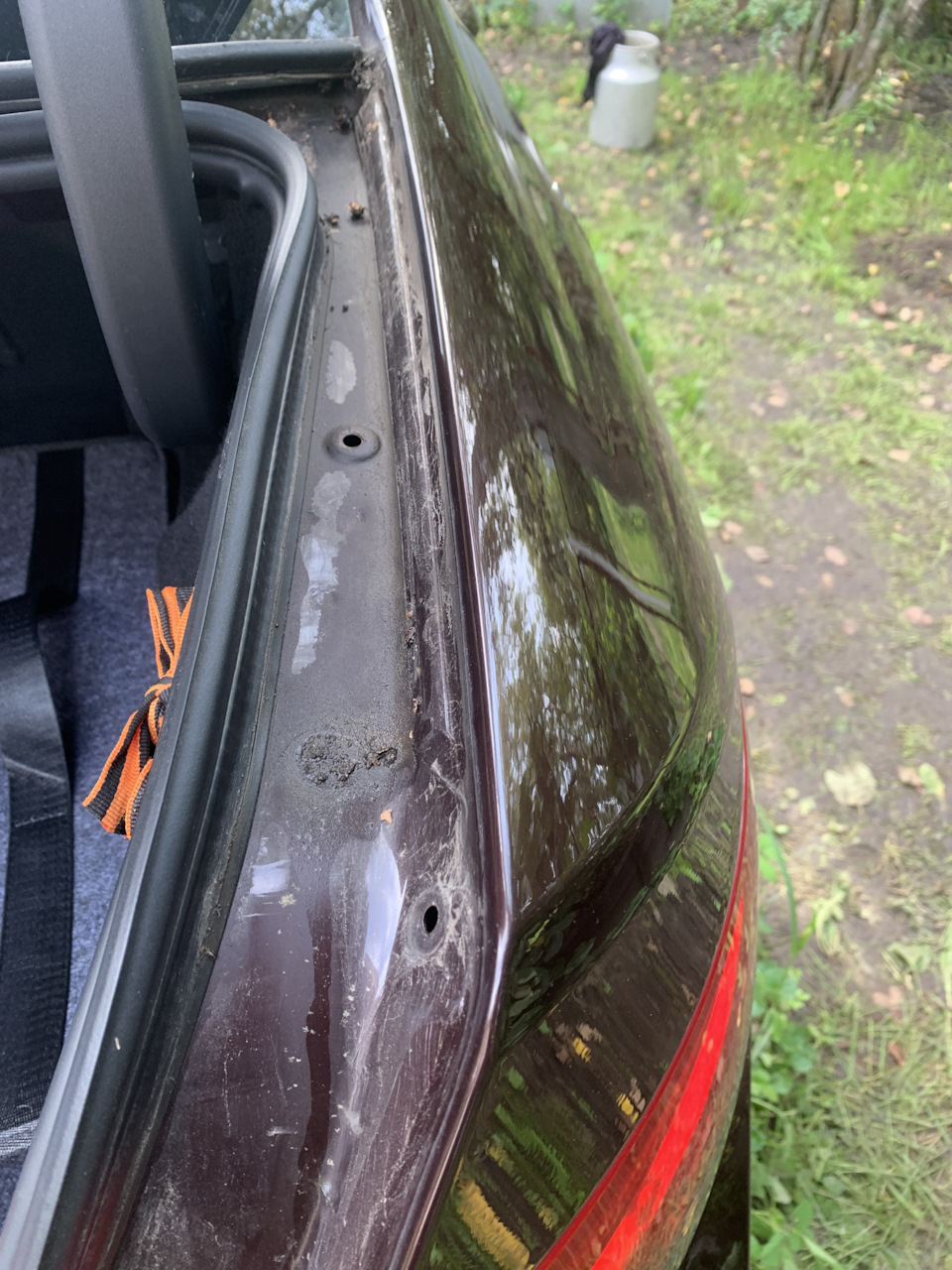 Сливы багажного отделения — Mercedes-Benz C-Class (W204), 1,8 л, 2012 ...