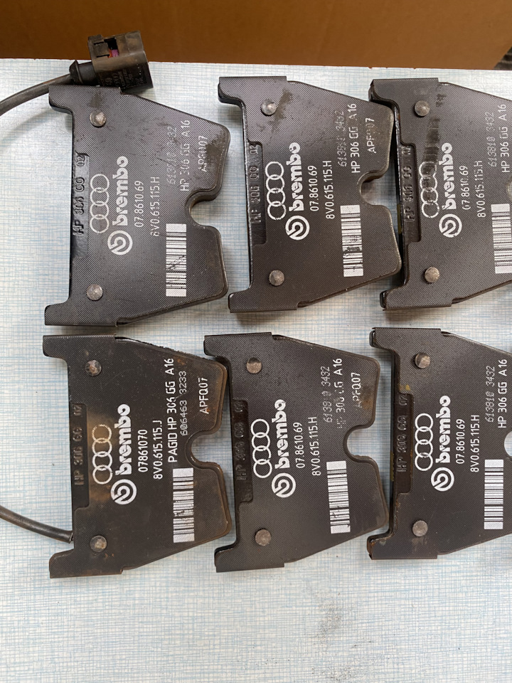 8V0698151F Колодки тормозные передние VAG | Запчасти на DRIVE2