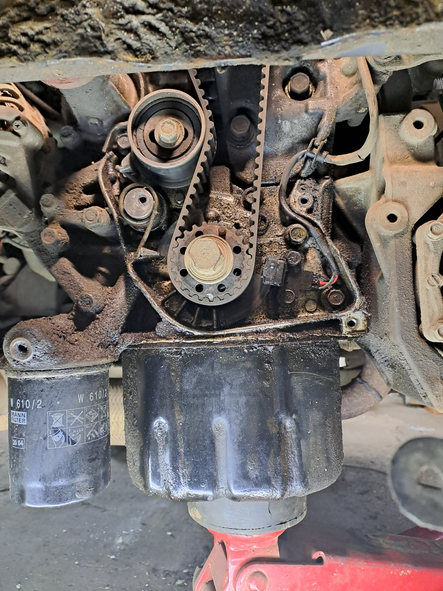 Замена ремня грм и сальника — Mitsubishi Lancer IX, 1,6 л, 2005 года ...