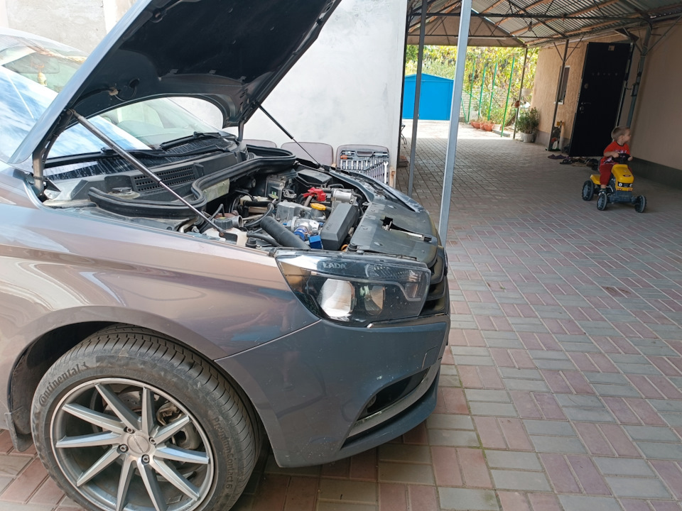 #59 Замена стоек стабилизатора — Lada Vesta (1G), 1,6 л, 2019 года ...