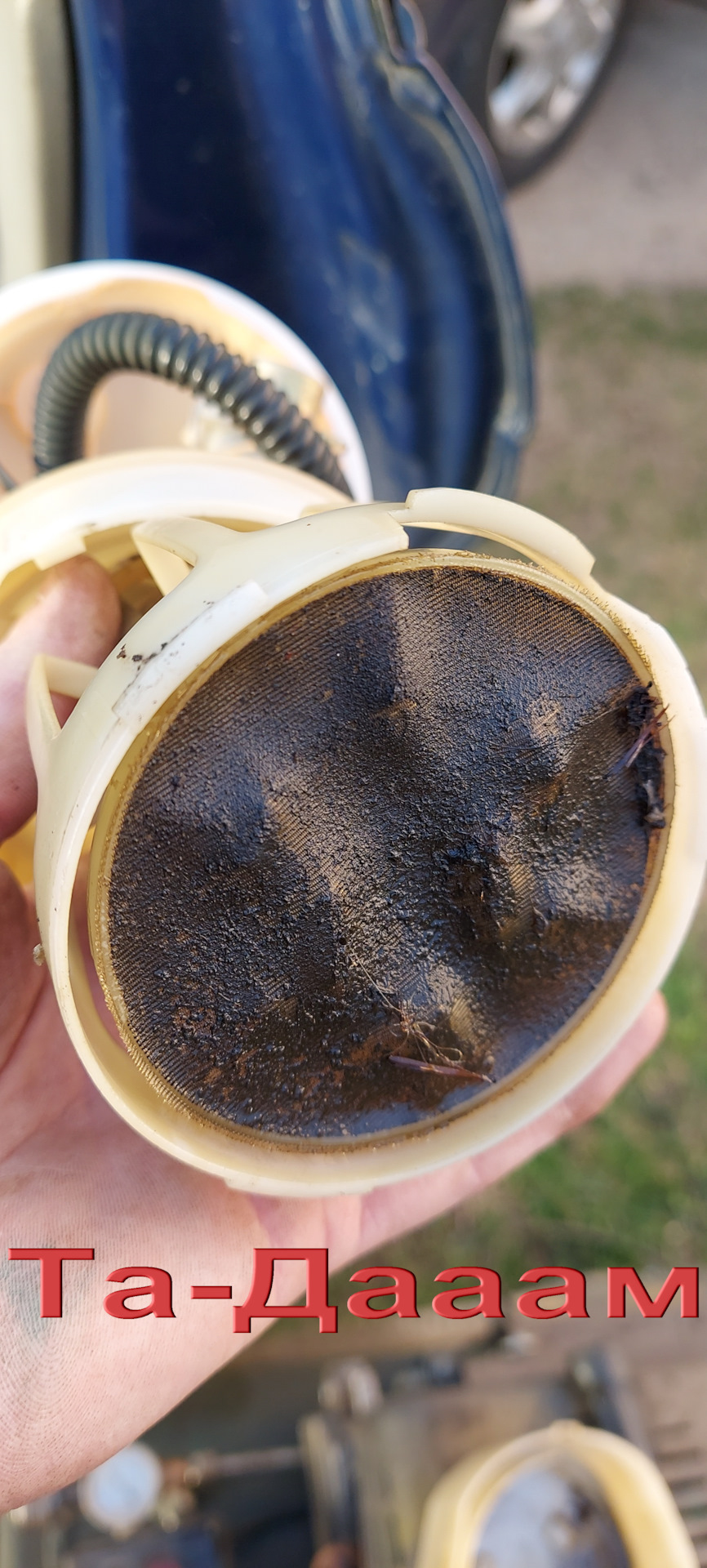 Чистим заборную сетку насоса в баке — Renault Scenic I, 1,6 л, 2002 ...