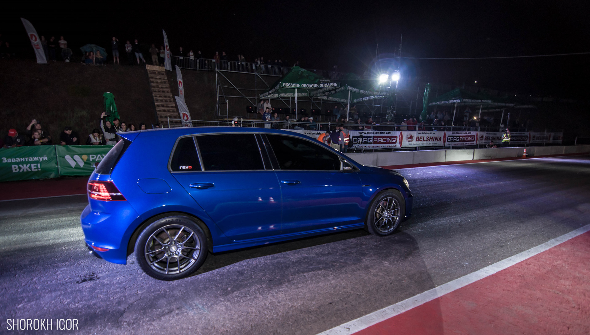 Первый этап Ukrainian Drag Racing Series 2018 — Volkswagen Golf R Mk7 ...