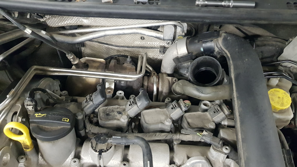 Индикация "EPC" ч. 3 Замена турбонагнетателя — Skoda Rapid (1G), 1,4 л ...