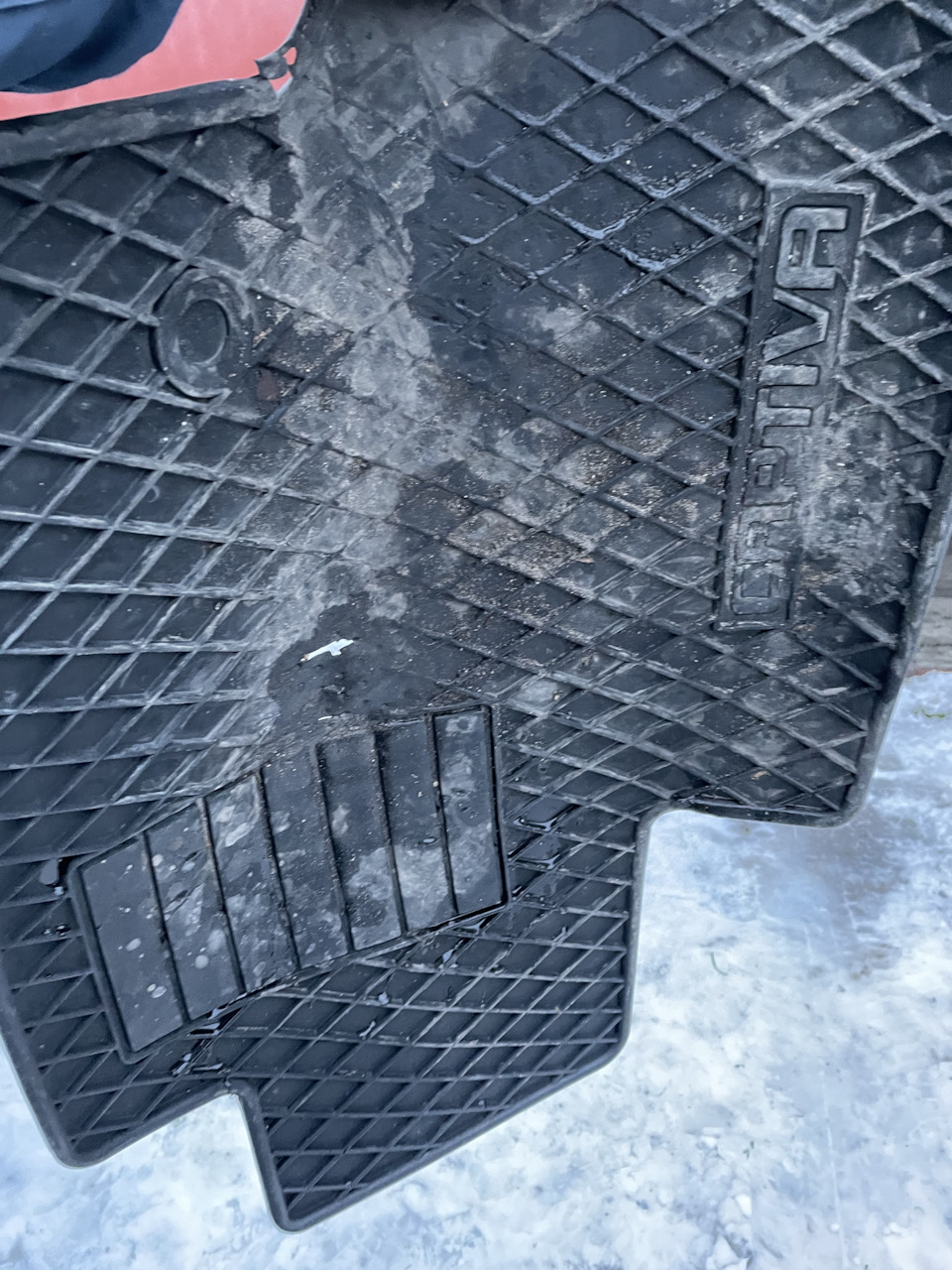 Водительский коврик — Chevrolet Captiva (1G), 3,2 л, 2008 года ...