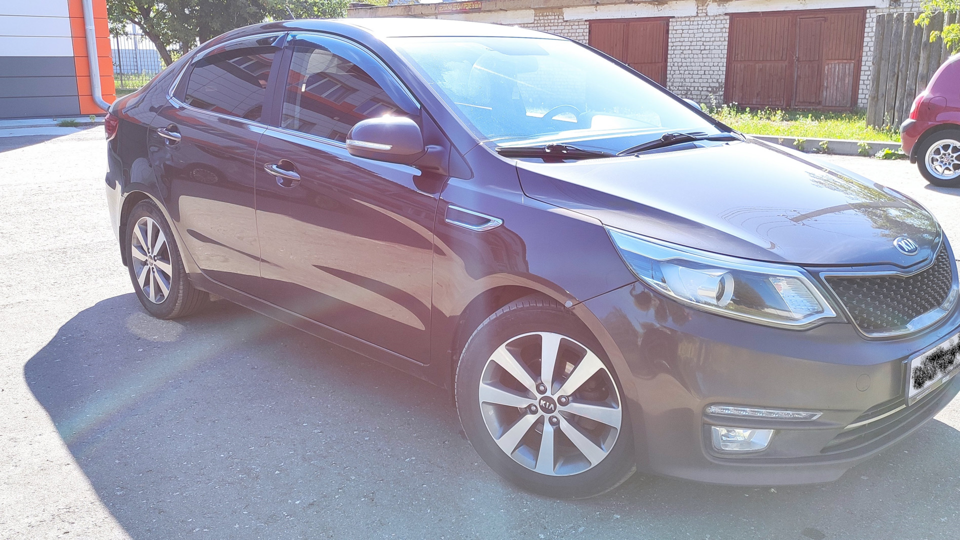 KIA Rio (3G) 1.6 бензиновый 2017 | 1,6 АТ на DRIVE2