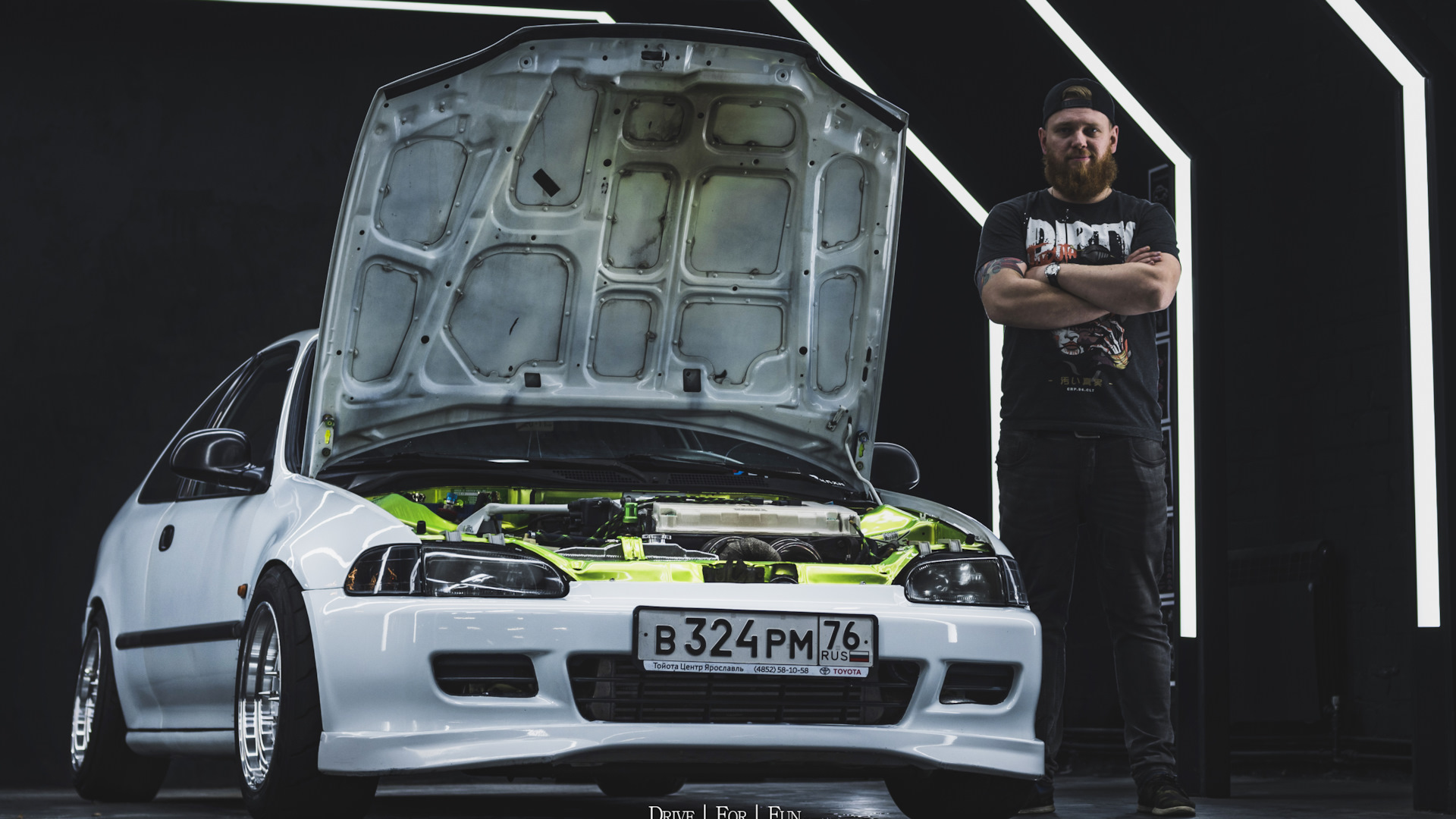 Honda Civic Coupe (5G) 1.8 бензиновый 1994 | B18C turbo на DRIVE2