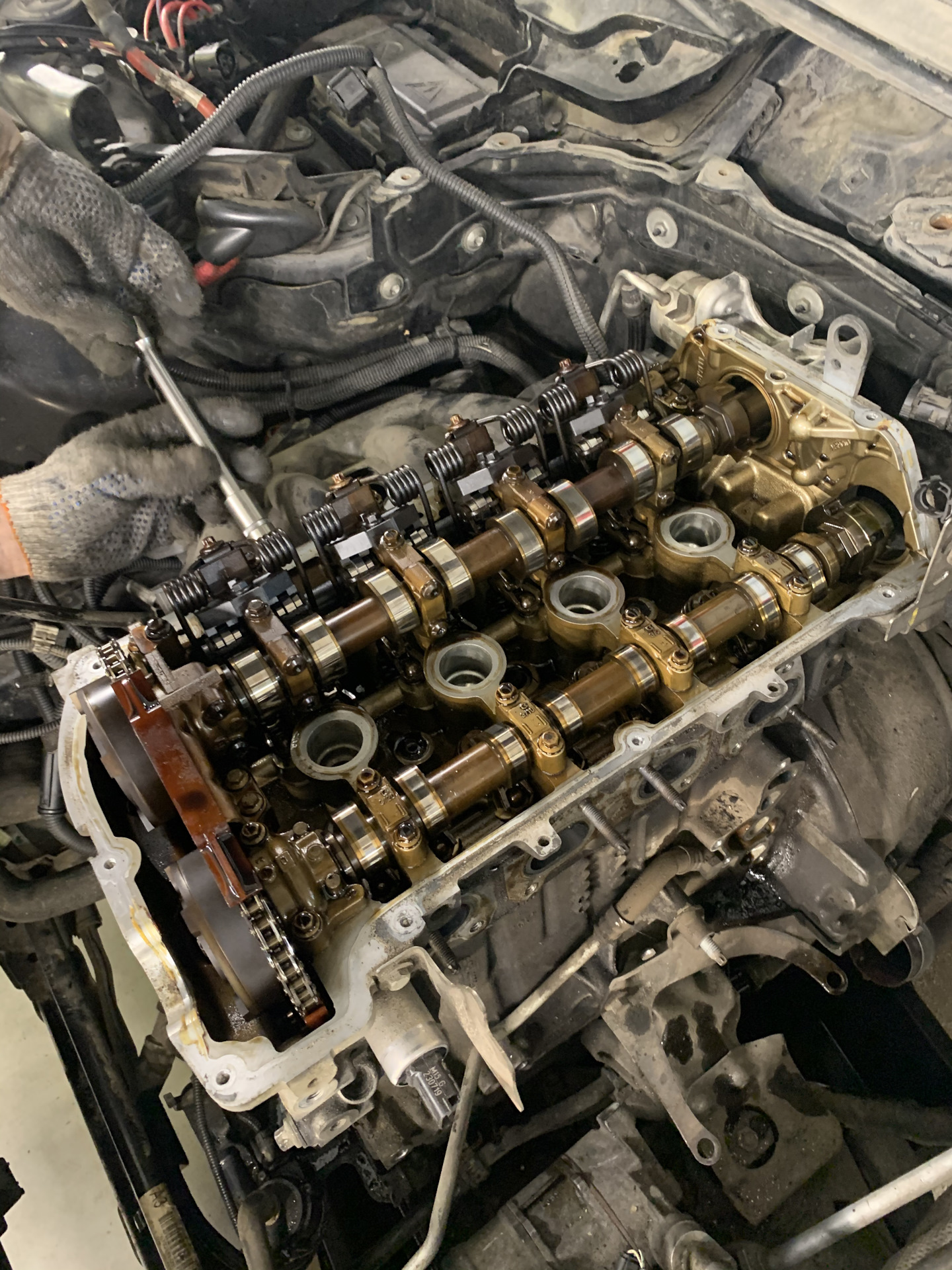 27. Ремонт: большое ТО — МСК, цепь, клапанная крышка, снятие и чистка ...