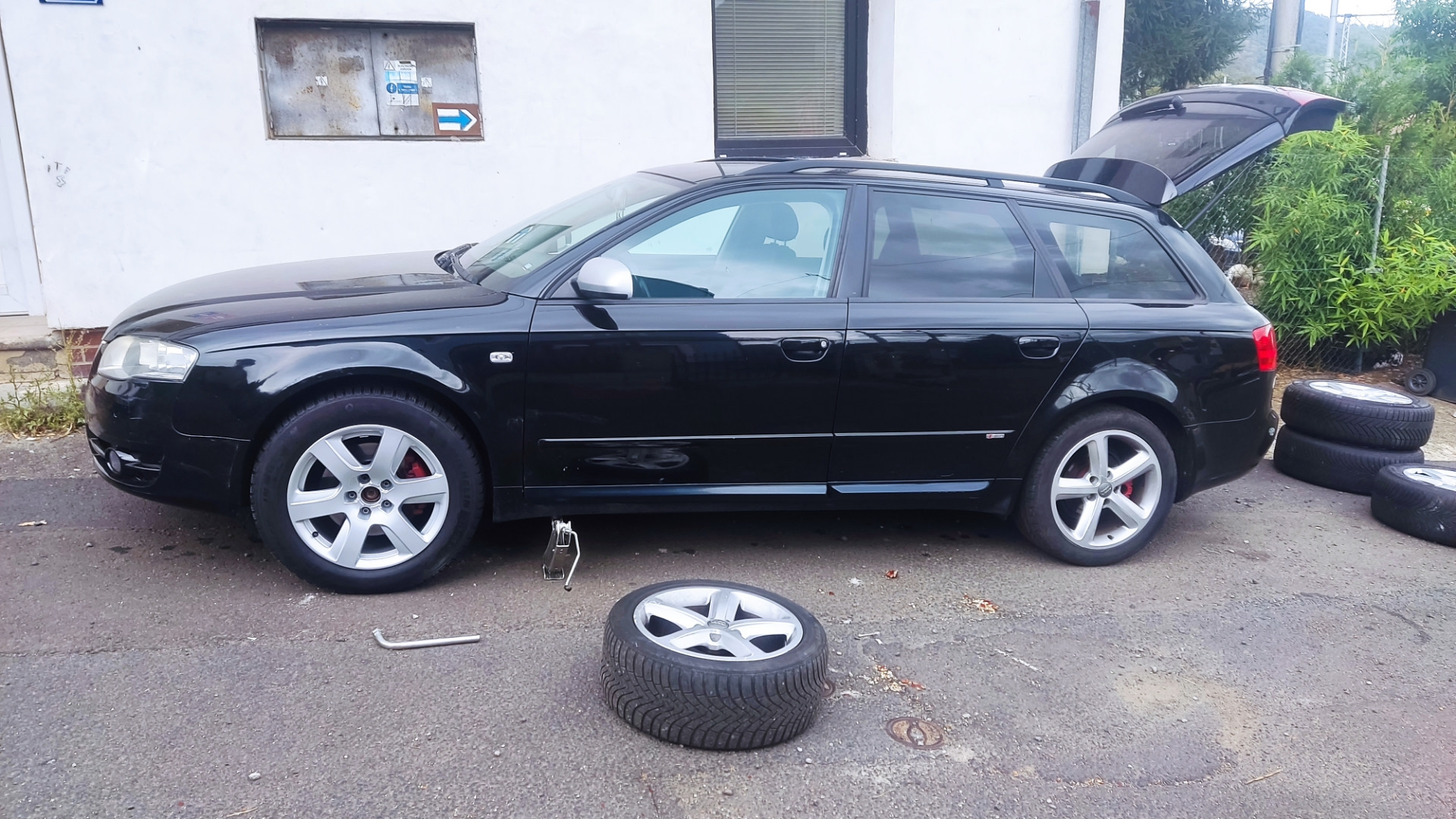 С 225/45/17 на 225/55/17 — Audi A4 Avant (B7), 2 л, 2007 года ...