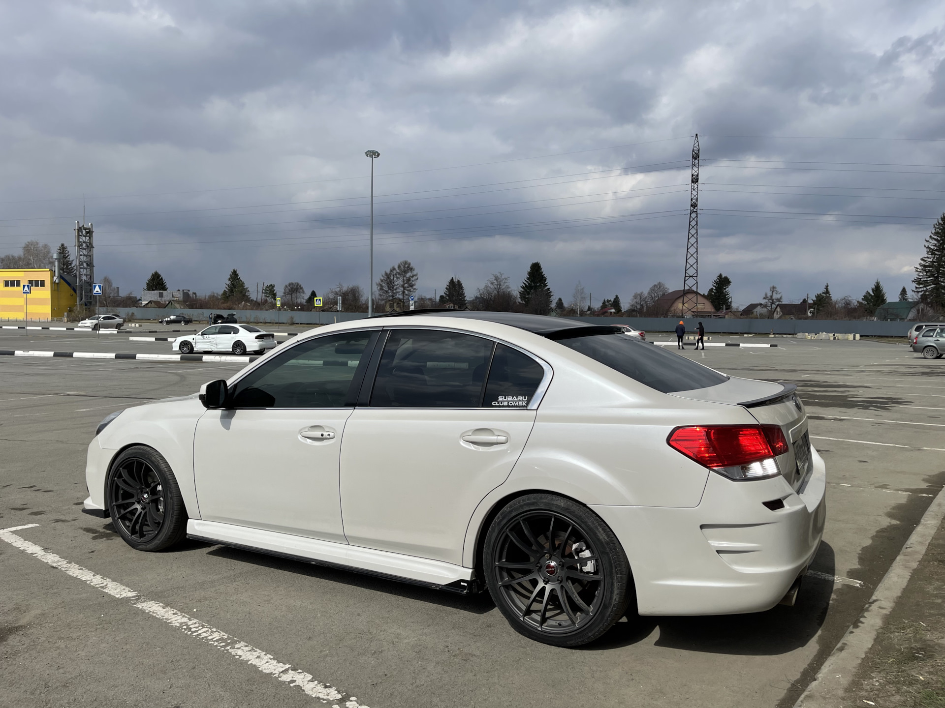 Спойлер, снова спойлер) — Subaru Legacy (BM/BR), 2,5 л, 2012 года ...