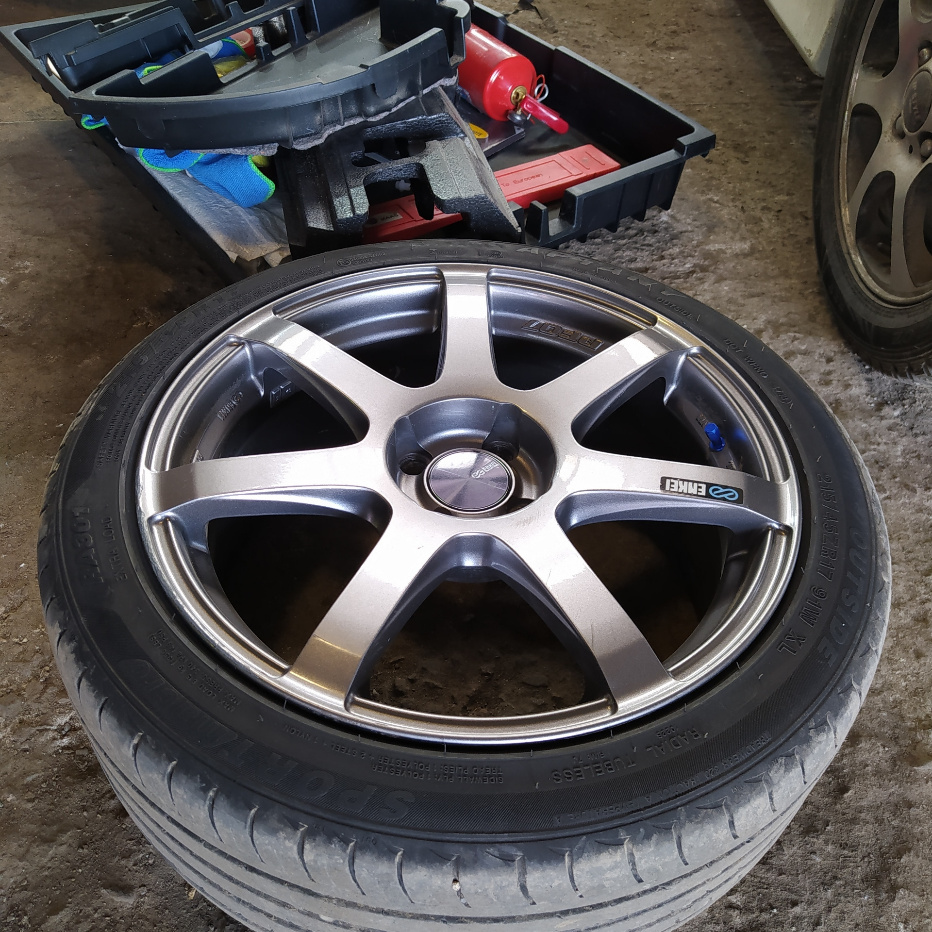 Подготовка к сезону ч 3. Enkei PF07 — Toyota Corolla Fielder (E140), 1 ...