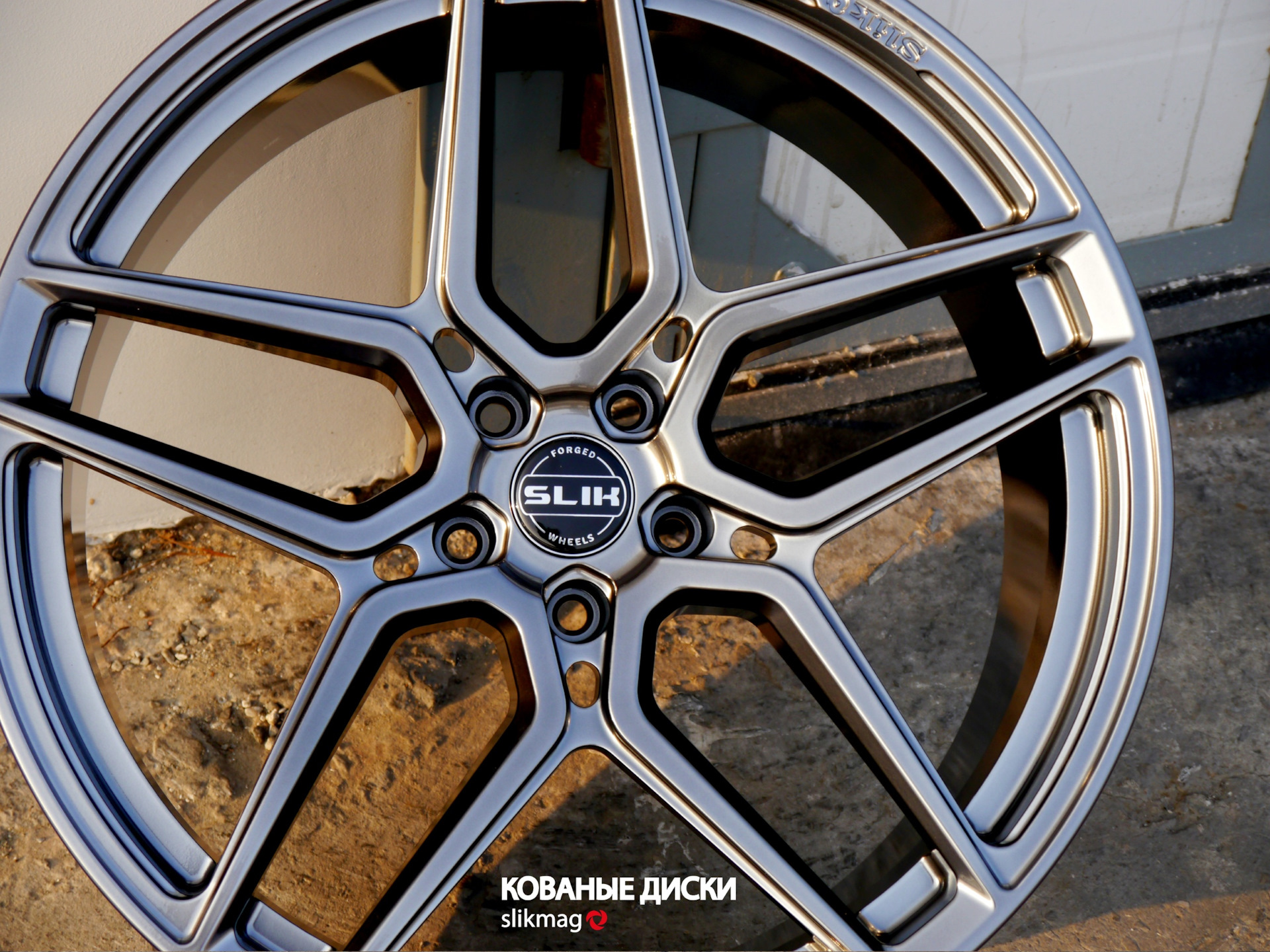 Slik L-339 21х9,5J и 10J в цвете Dark Chrome — Slikmag на DRIVE2