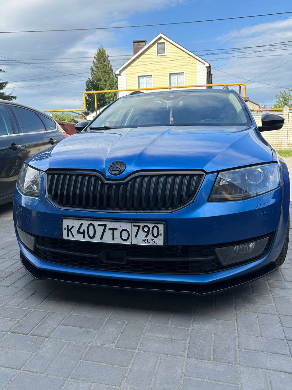 Передний сплитер на VAGon — Skoda Octavia Combi A7 Mk3, 1,8 л, 2015 года | стайлинг | DRIVE2