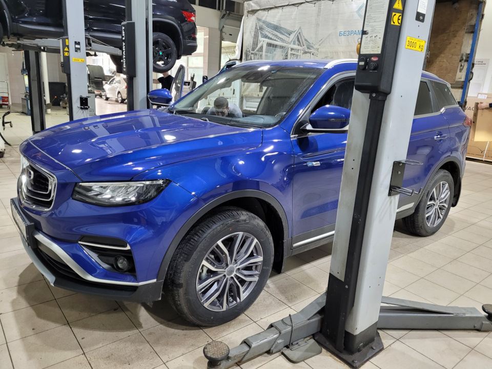 ТО-2 Geely Atlas Pro. Уровень масла в коробке. — Geely Atlas Pro, 1,5 л ...