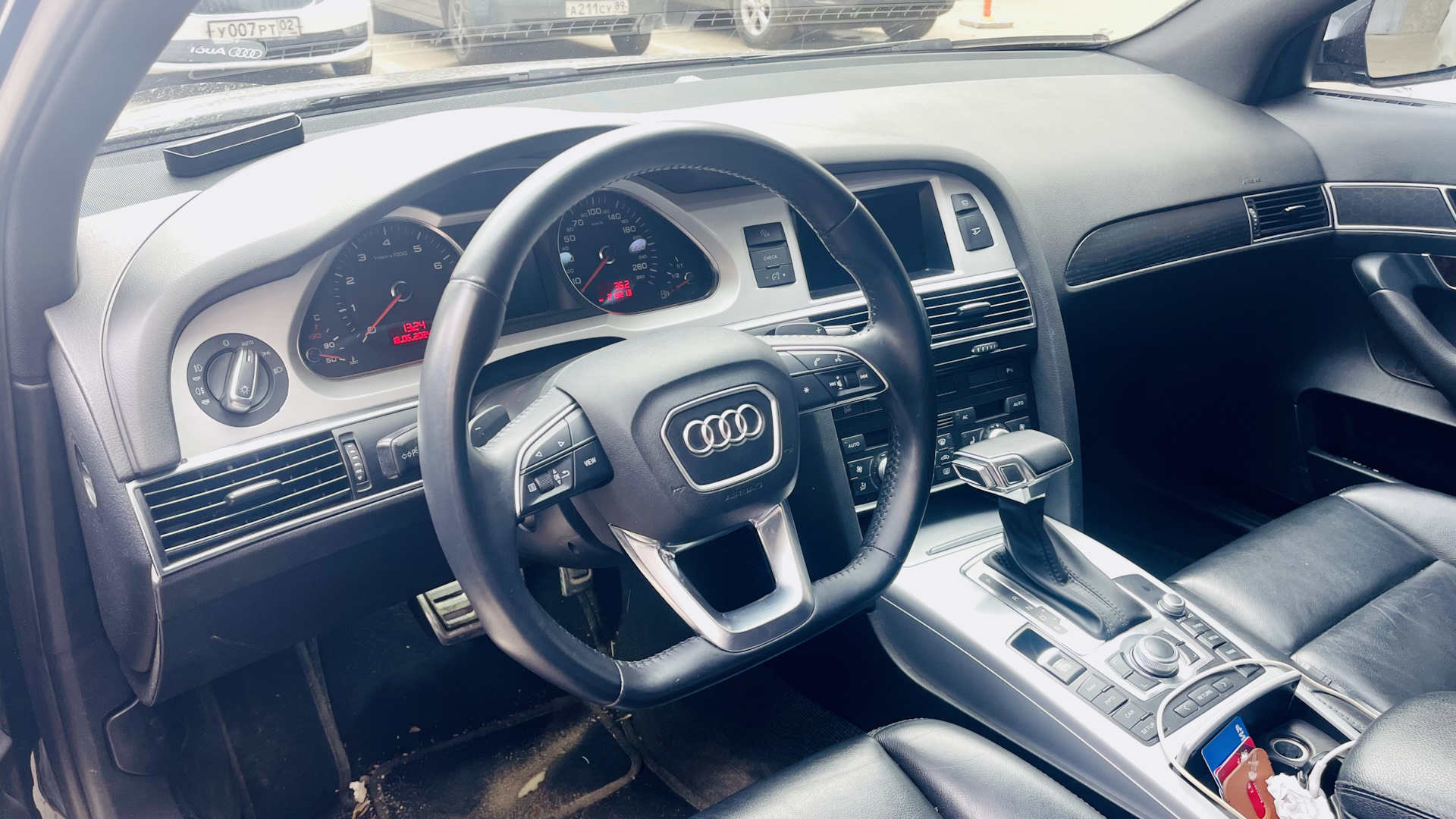 Новый руль — Audi A6 (C6), 2,8 л, 2010 года | стайлинг | DRIVE2