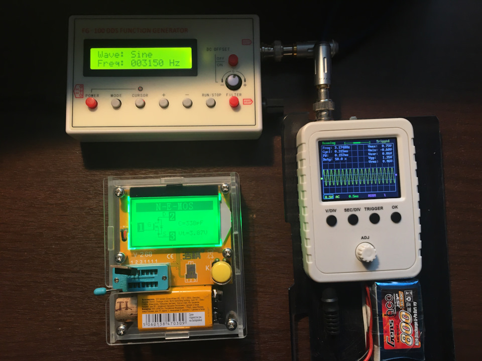 Приборчики карманные. FG-100 dds function generator — Сообщество «Клуб ...