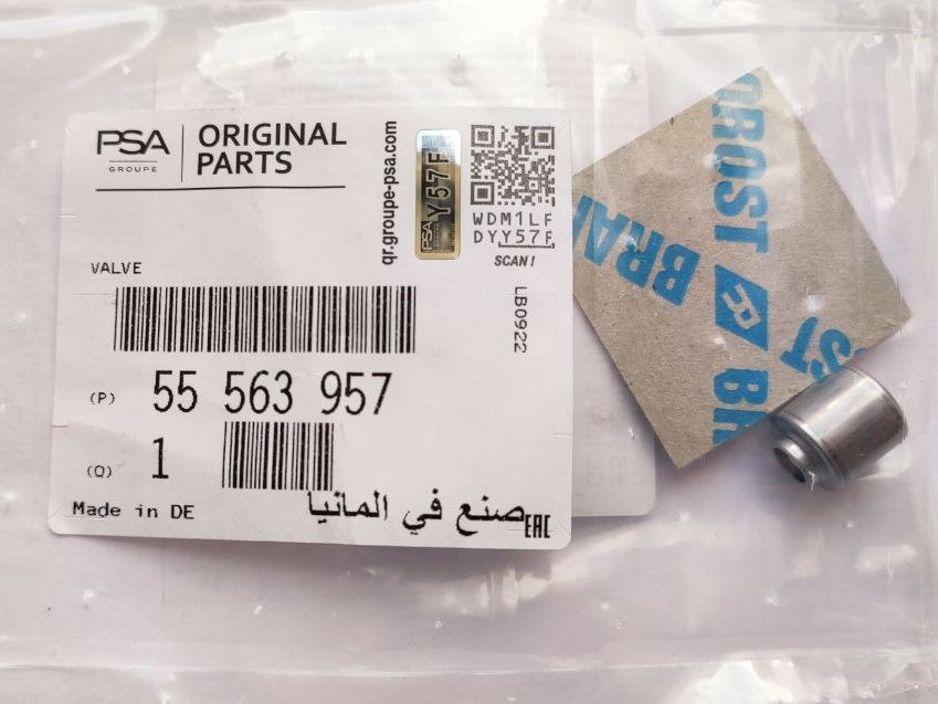 55563957 Предохранительный клапан двигателя GM | Запчасти на DRIVE2