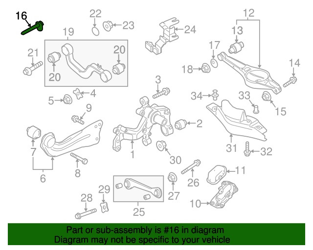 WHT000228 БОЛТ С ЭКСЦЕНТРИКОМ РЕМКОМПЛЕКТ. VAG | Запчасти на DRIVE2