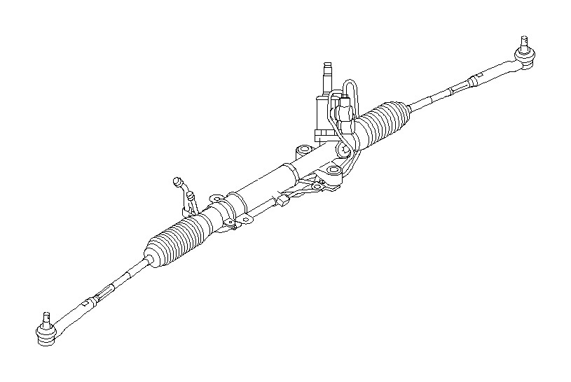 34110AG06A Rack and Pinion. Steering Gear Box. SUBARU | Запчасти на DRIVE2