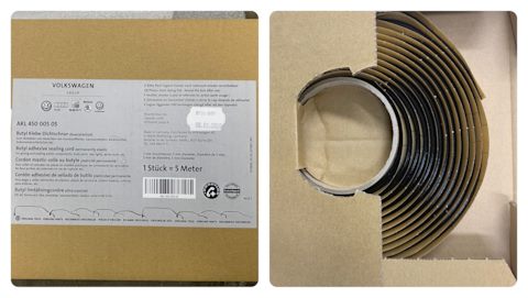 AKL45000505 Уплотнитель крыла VAG | Запчасти на DRIVE2