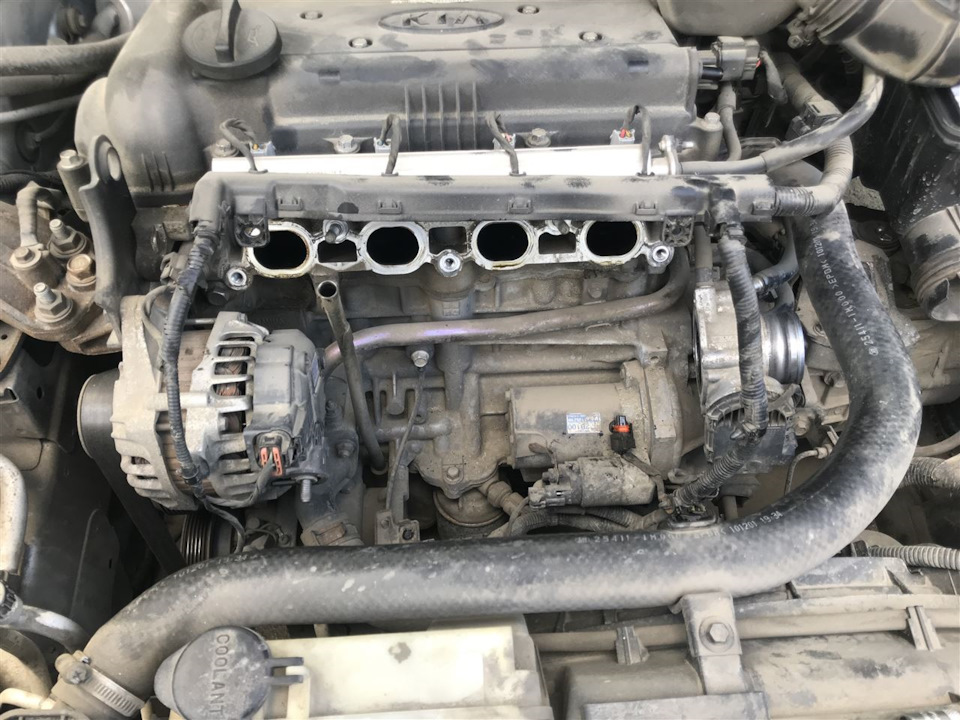 Замена Бендекса и чистка дросельно заслонки ! — KIA Cerato (2G), 1,6 л ...