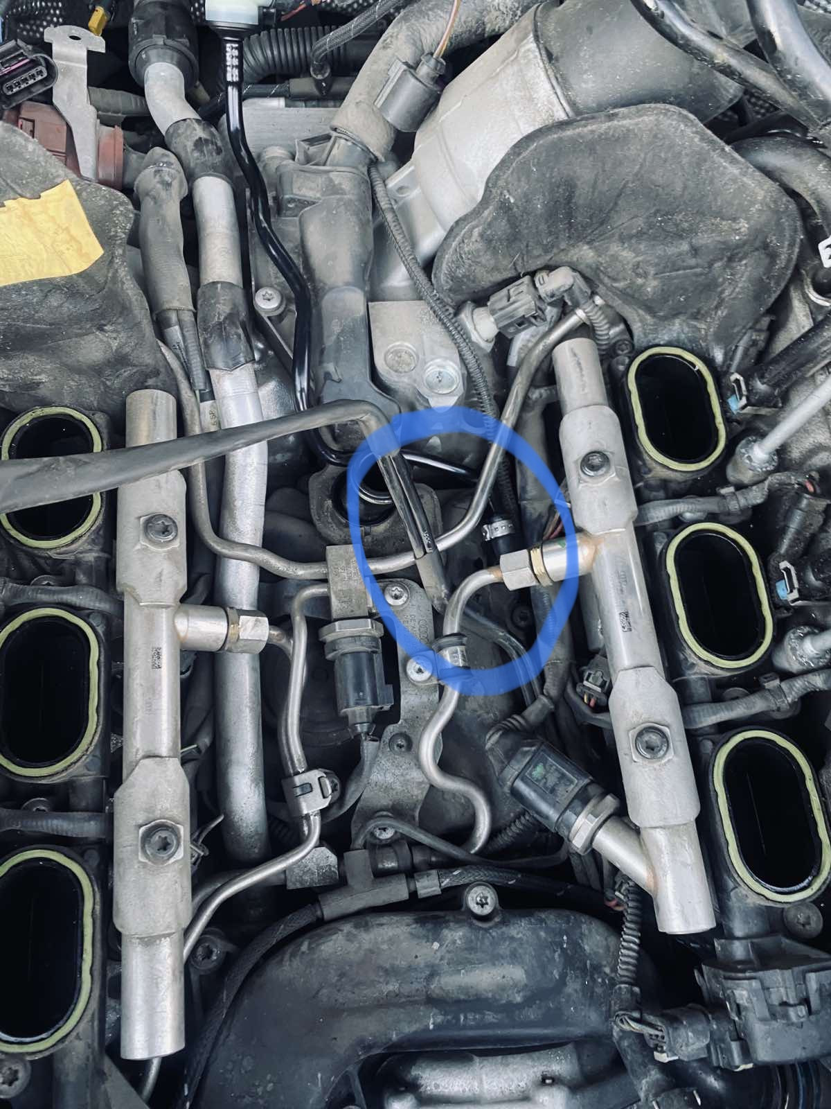 Замена клапана системы вентиляции картера, ошибка 24194 p052E 00(109 ...