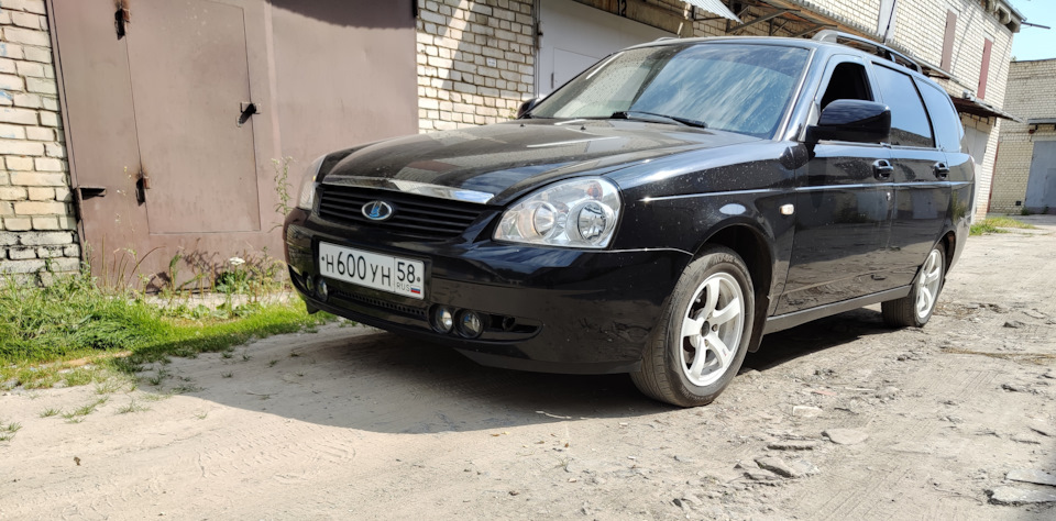 Губа бампера — Lada Приора универсал, 1,6 л, 2011 года | стайлинг | DRIVE2