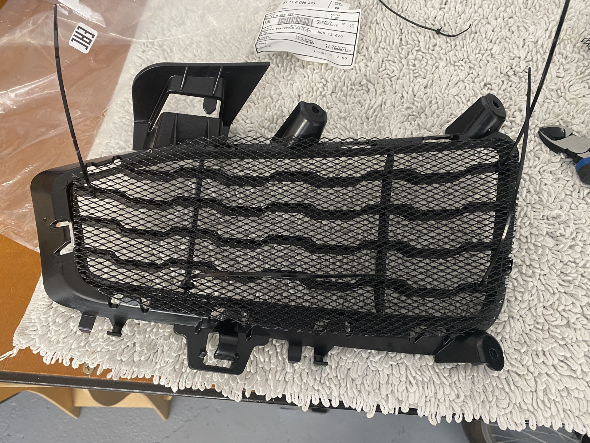 ПТФ OFF и передний сплиттер — BMW 4 series (F32), 2 л, 2018 года ...