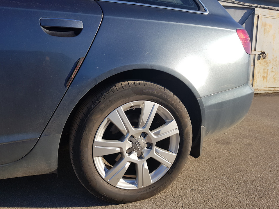 После замены задних пружин — Audi A6 Avant (C6), 2,7 л, 2006 года ...