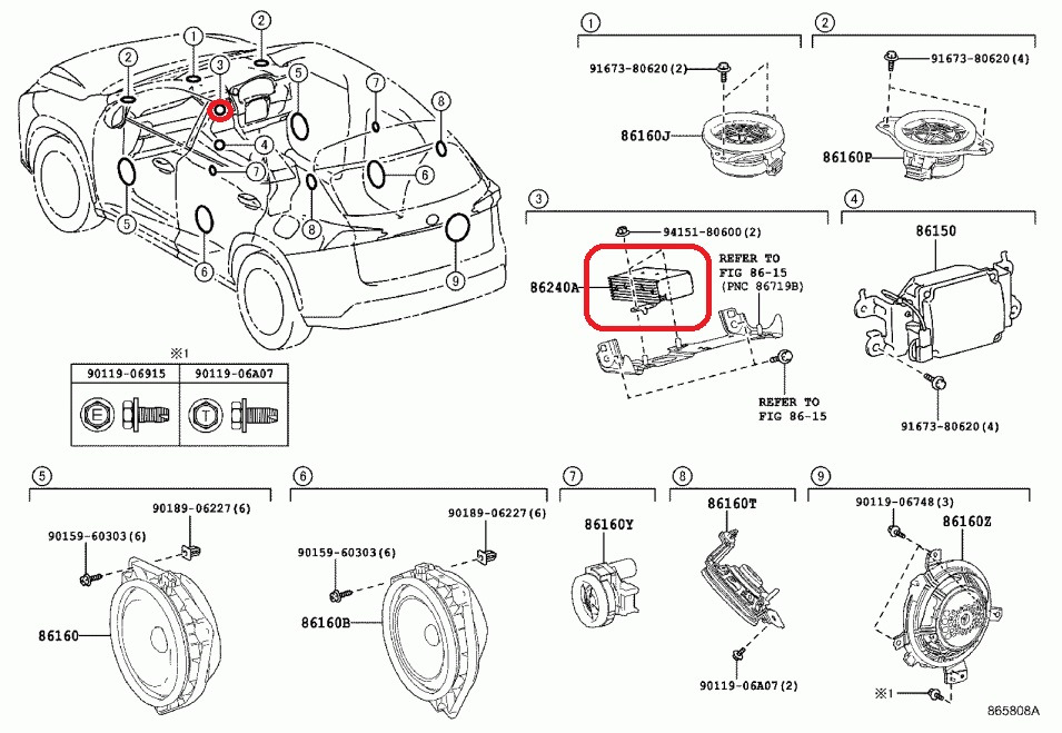 TOYOTA Equalizer Assembly CONTROL, stereo component на Lexus NX Hybrid ...