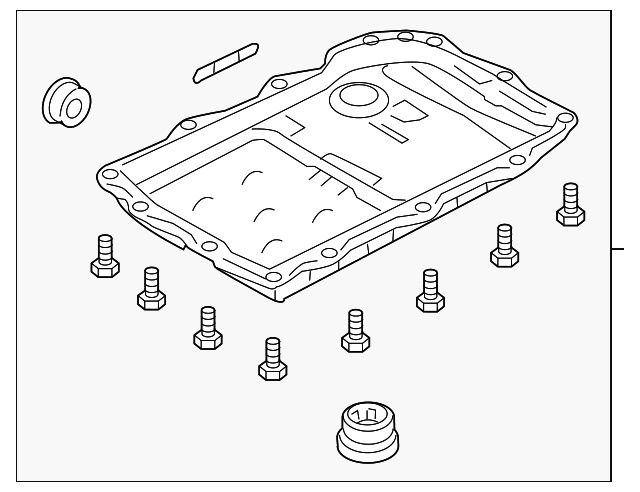 LR023294 ПОДДОН ТРАНСМ. ЖИДКОСТИ Jaguar Land Rover | Запчасти на DRIVE2