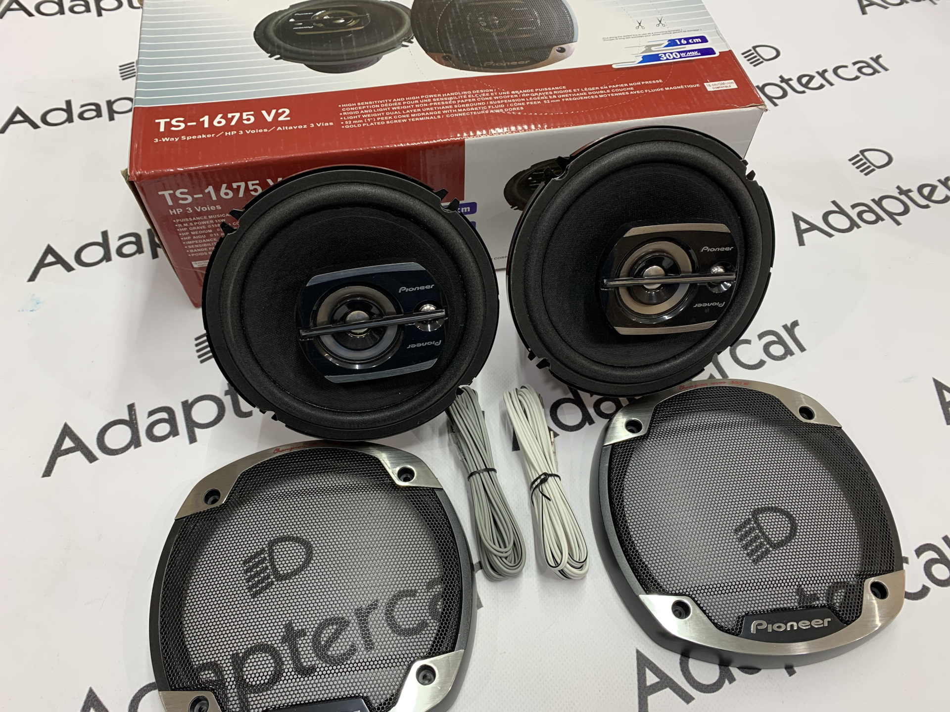 Коаксиальная аудио система Pioneer TS-1675 V2 — Adaptercar на DRIVE2