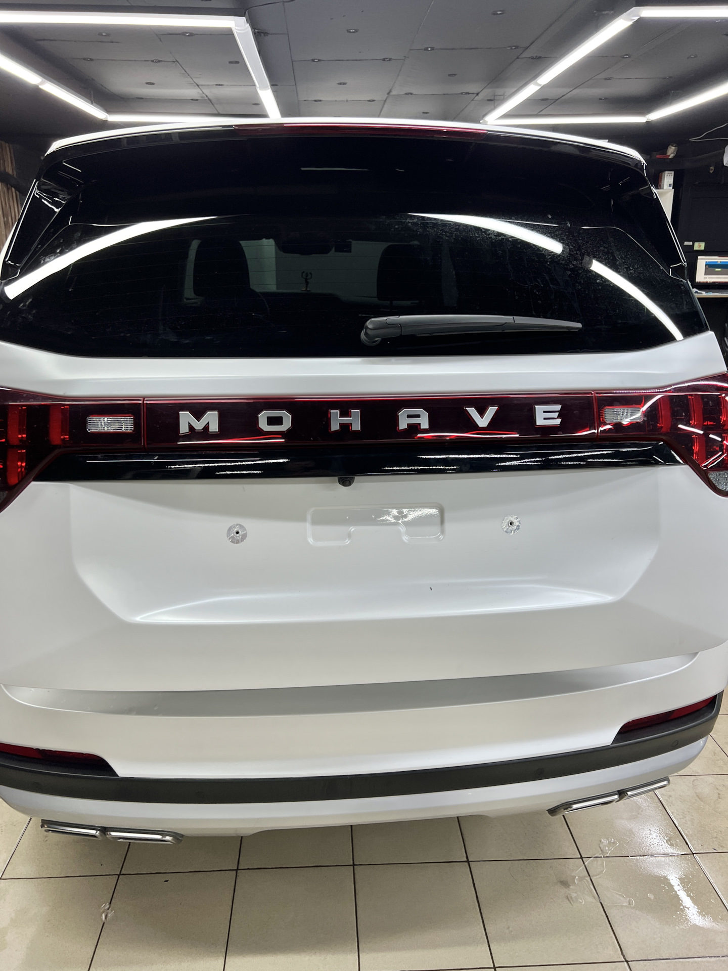 Hexis Bodyfence Matte + нетотальный антихром. — KIA Mohave (HM2), 3 л ...