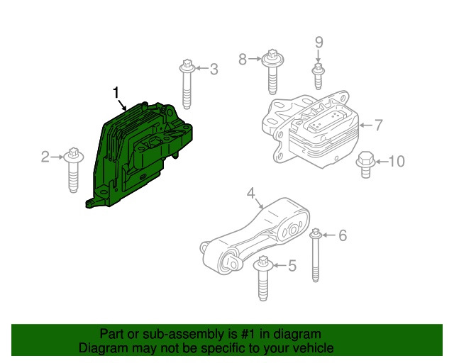 22116875630 Подушка крепления двигателя BMW | Запчасти на DRIVE2