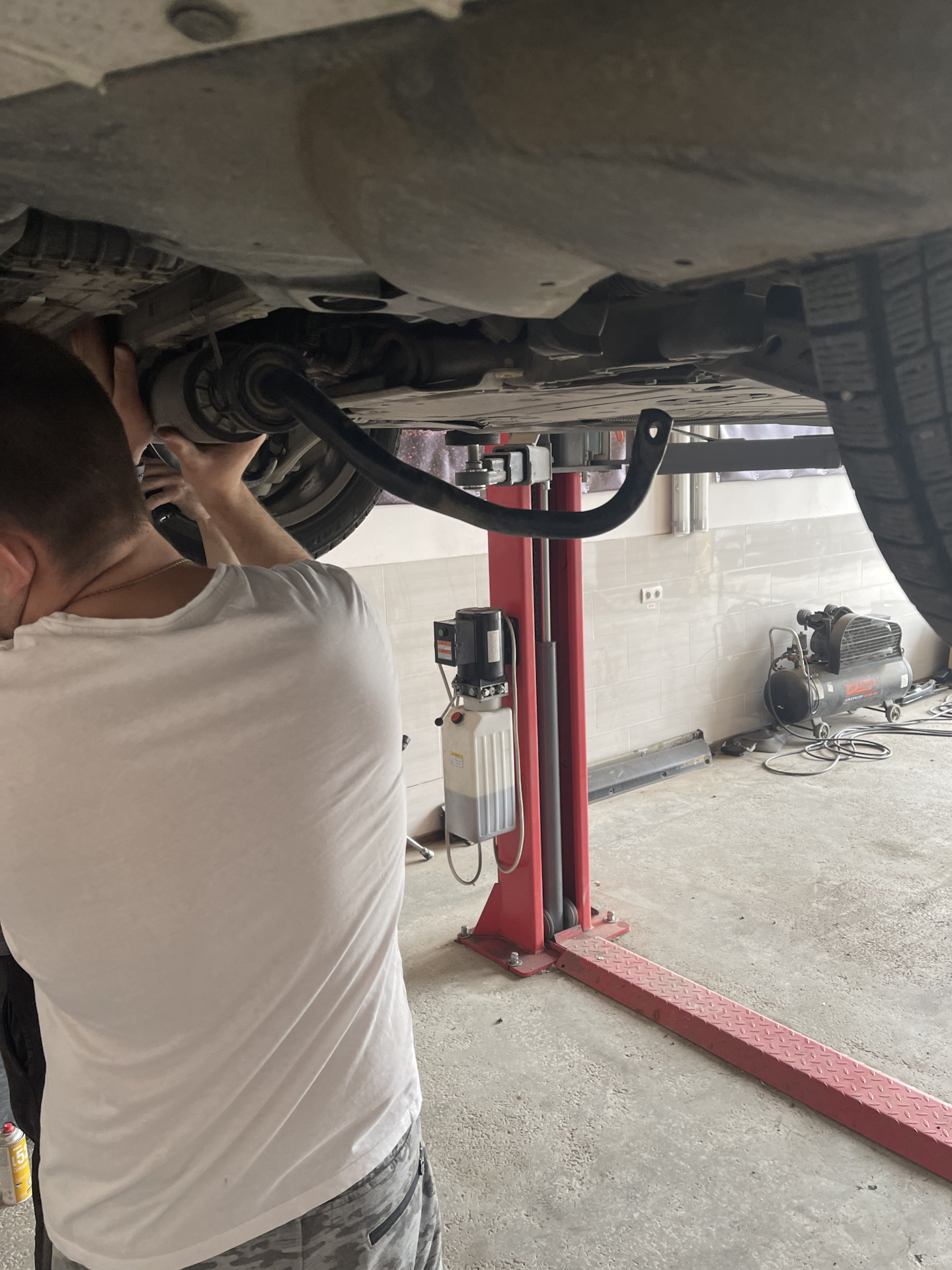 Финал, решение проблемы стука стабилизатора — BMW 5 series (G30), 3 л ...