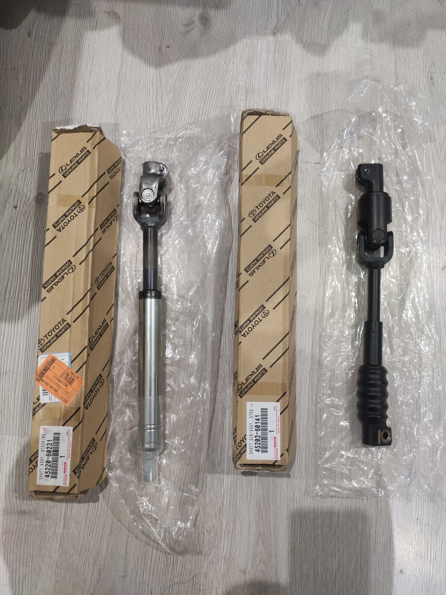 Купил оригинал вал рулевой колонки и пром вал — Toyota Land Cruiser 200 ...