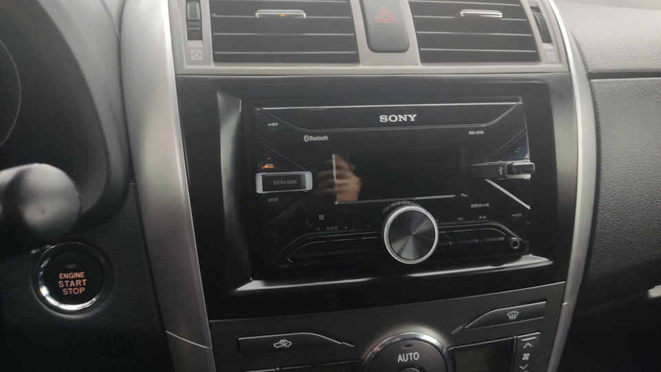 Аудиосистема Sony — Toyota Corolla (140/150), 1,6 л, 2012 года | автозвук | DRIVE2