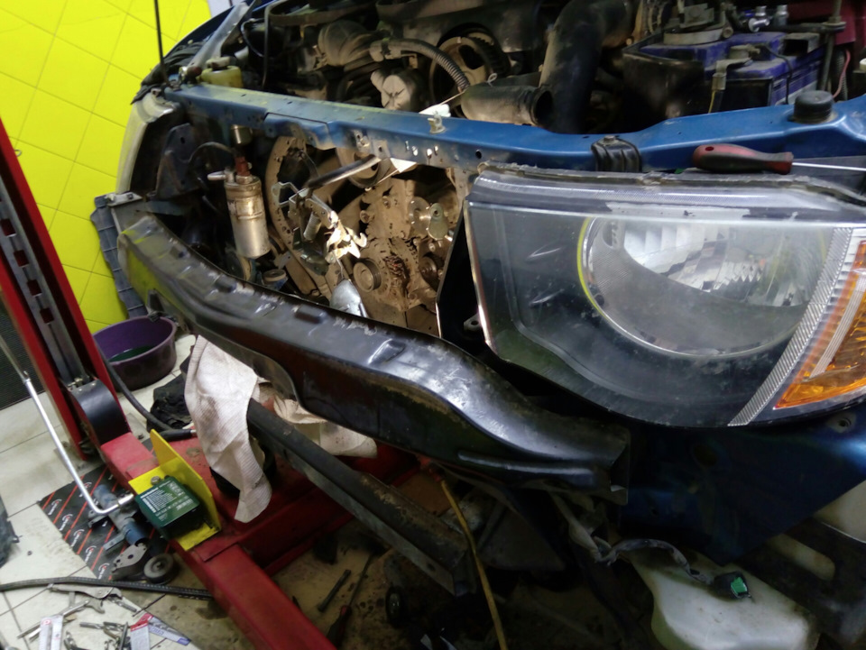 Шкиф коленвала — Mitsubishi L200 (4G), 2,5 л, 2008 года | поломка | DRIVE2